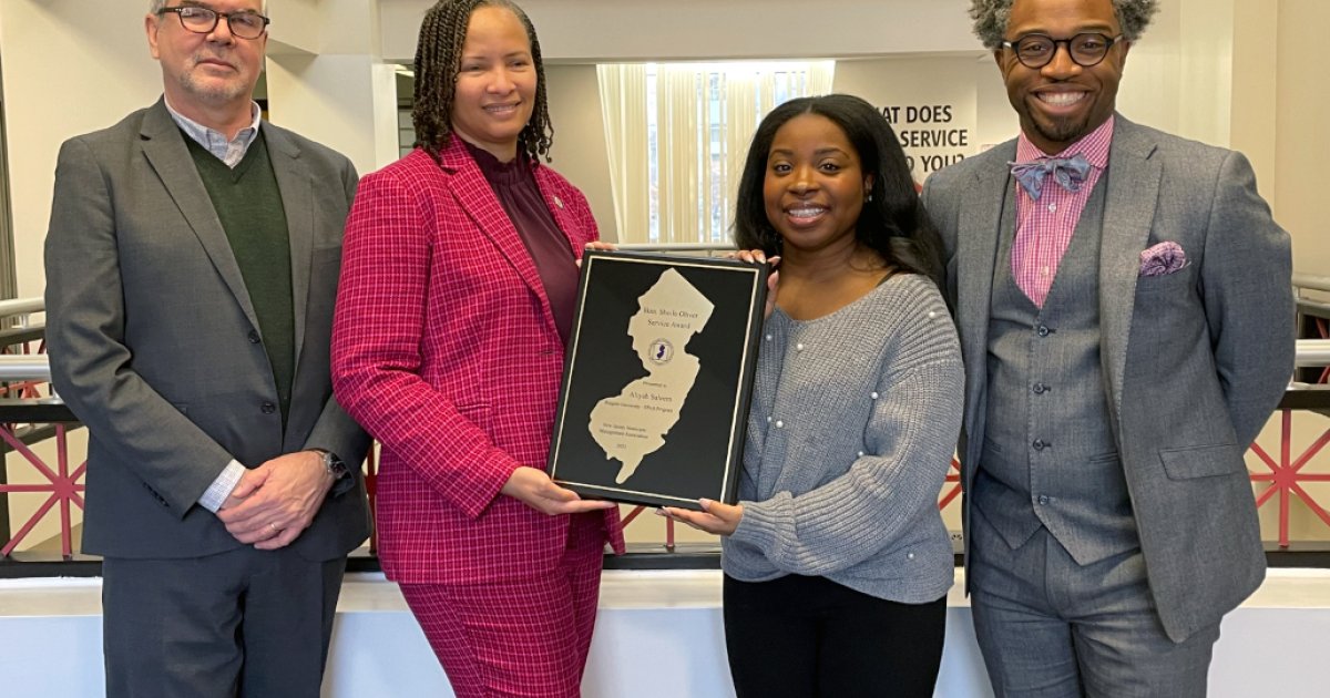 Rutgers SPAA Student Aliyah Saleem Presented with Inaugural Honorable ...