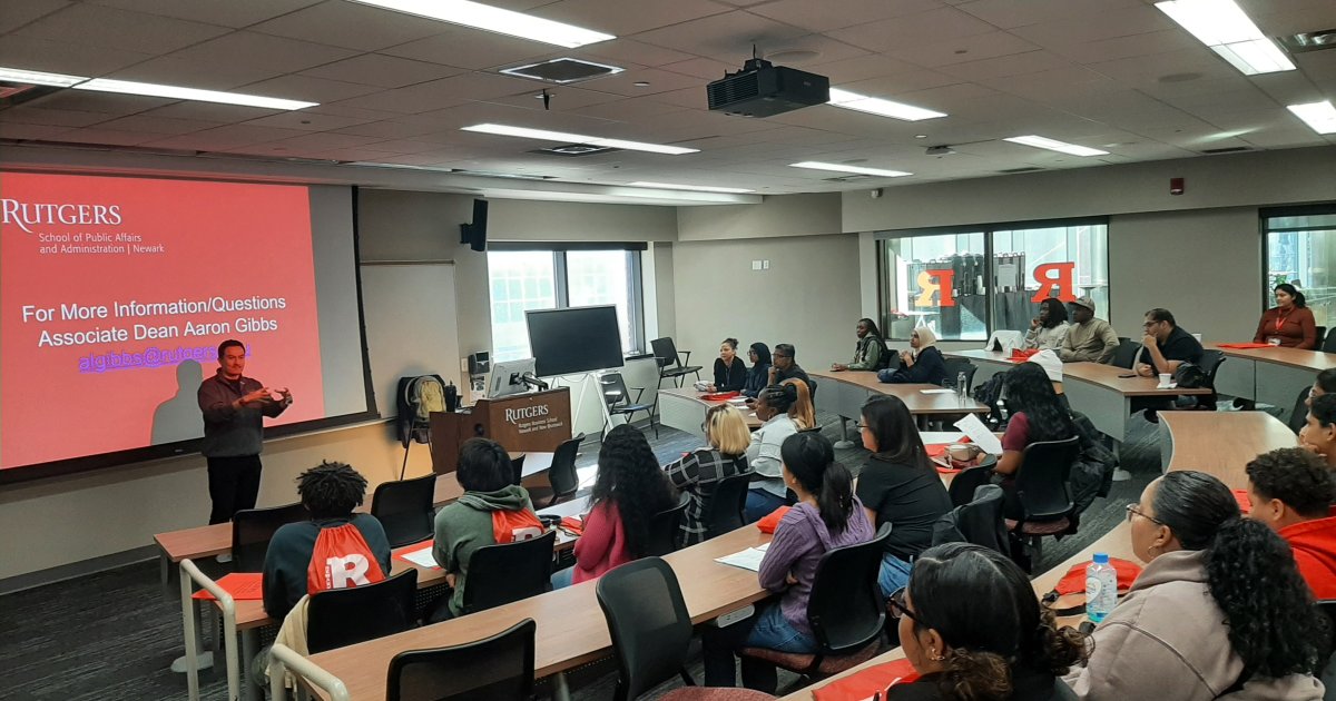 SPAA BA Program Presents at RU-N Open House Fall 2024 | School of ...